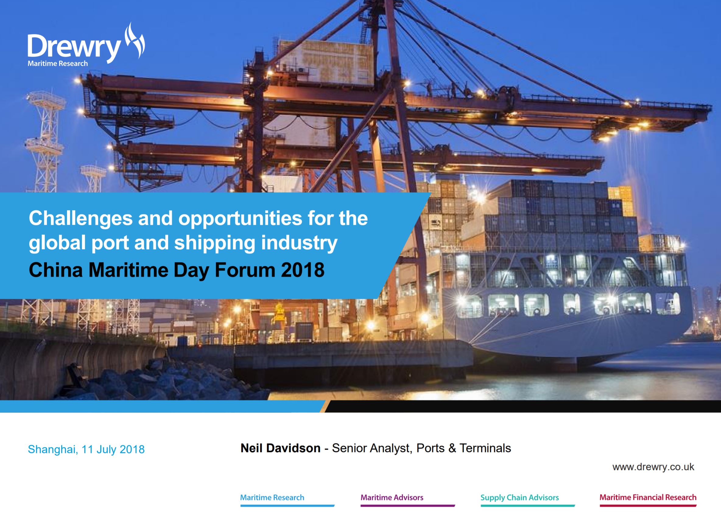 Drewry - News - Challenges and opportunities for the global port and ...